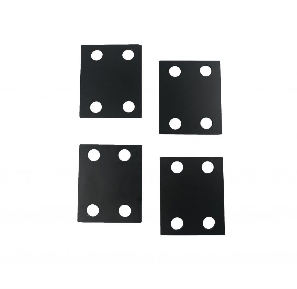 Airlift Bumper Spacer Brackets, Rear – Black Dog Customs