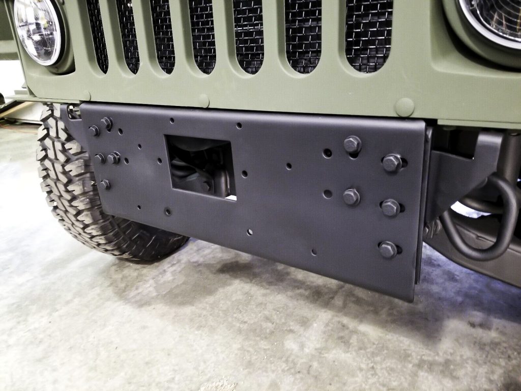 ECV Hood Front Grille Support Brackets – Black Dog Customs